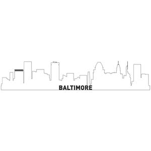 Baltimore Skyline SVG, Baltimore PNG, Baltimore Vector, Baltimore ...
