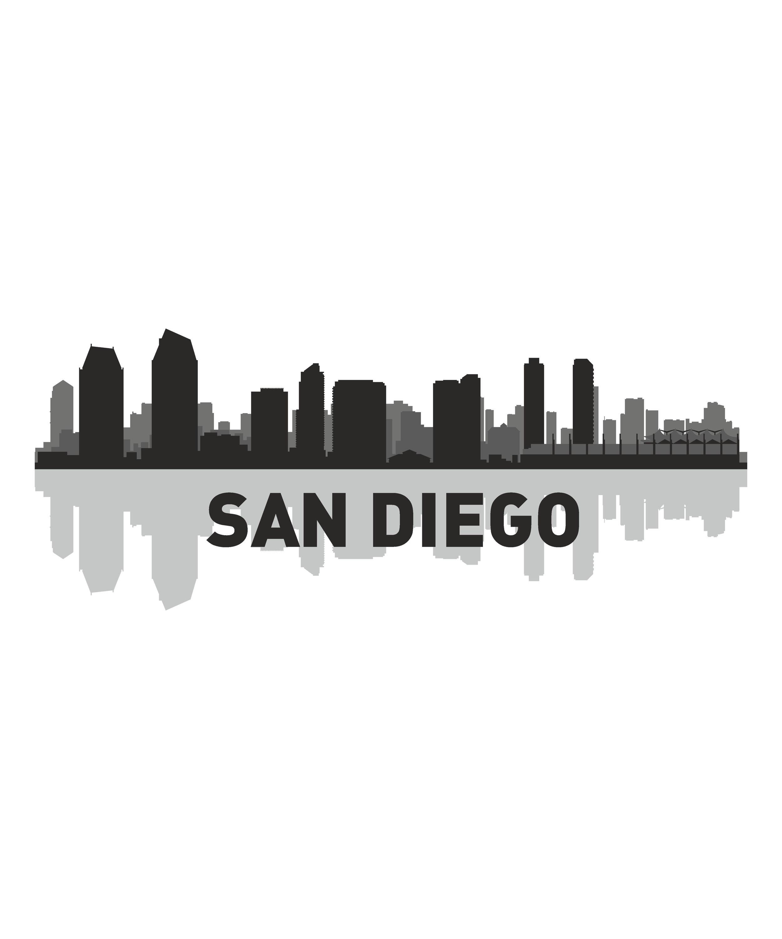 San Diego Skyline SVG, California State, San Diego Silhouette, San ...