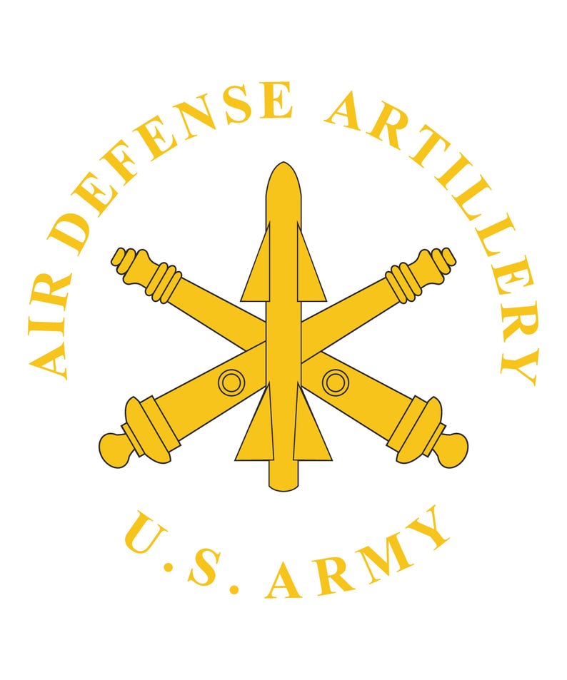US Army Air Defense Artillery Svg, Air Defense Artillery Png, Dxf ...
