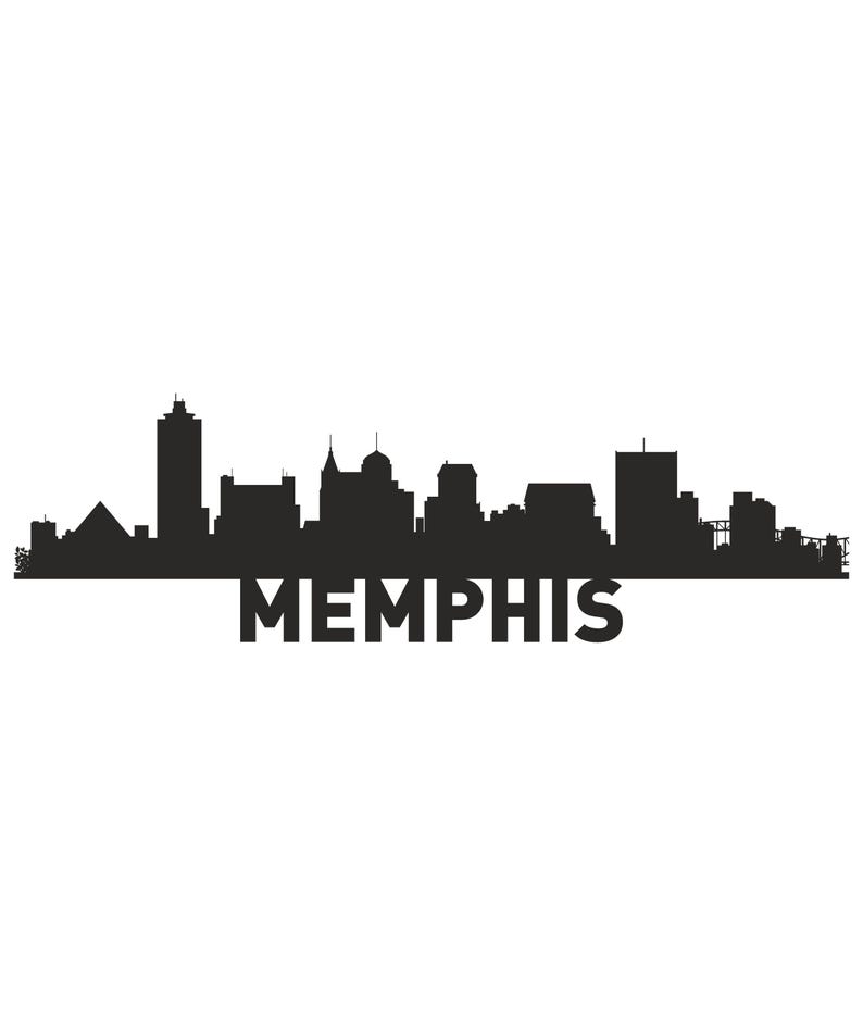 Memphis Skyline SVG, Memphis SVG, Memphis PNG, Memphis Vector, United ...
