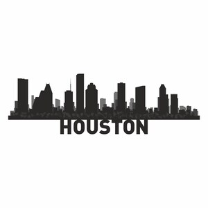 Houston Skyline SVG, Houston SVG, Houston PNG, Houston Texas Vector ...