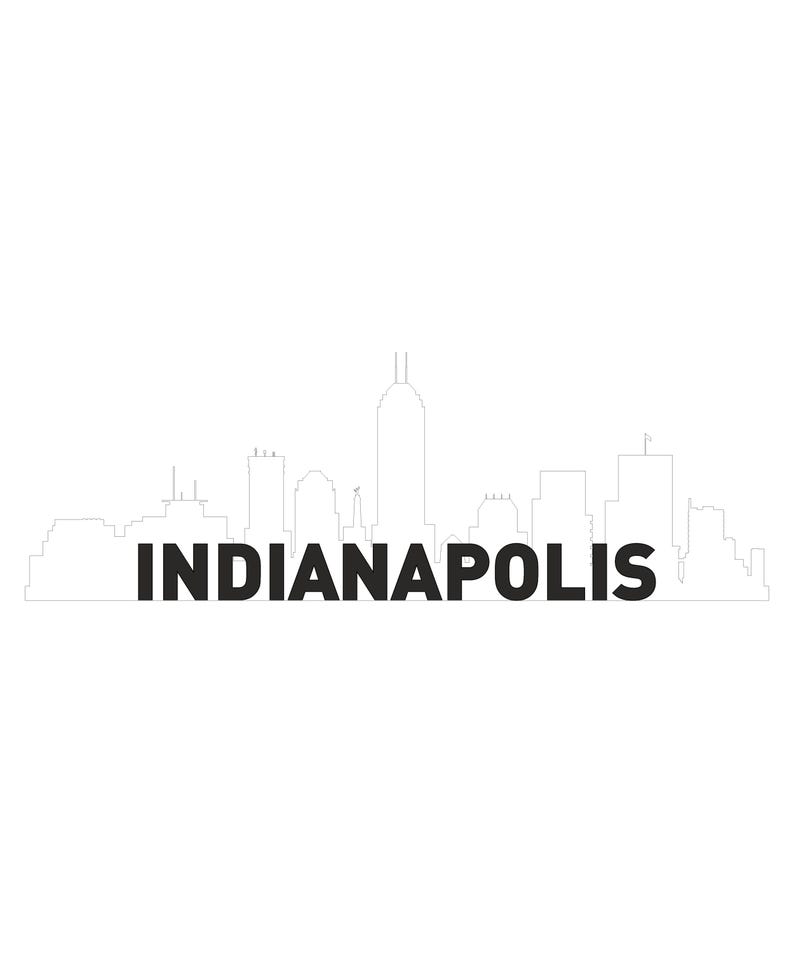 Indianapolis Skyline SVG, Indianapolis SVG, Indianapolis PNG ...