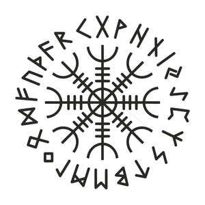 Vegvisir SVG, Viking Svg, Viking Compass Svg, Valhalla Svg, Viking ...
