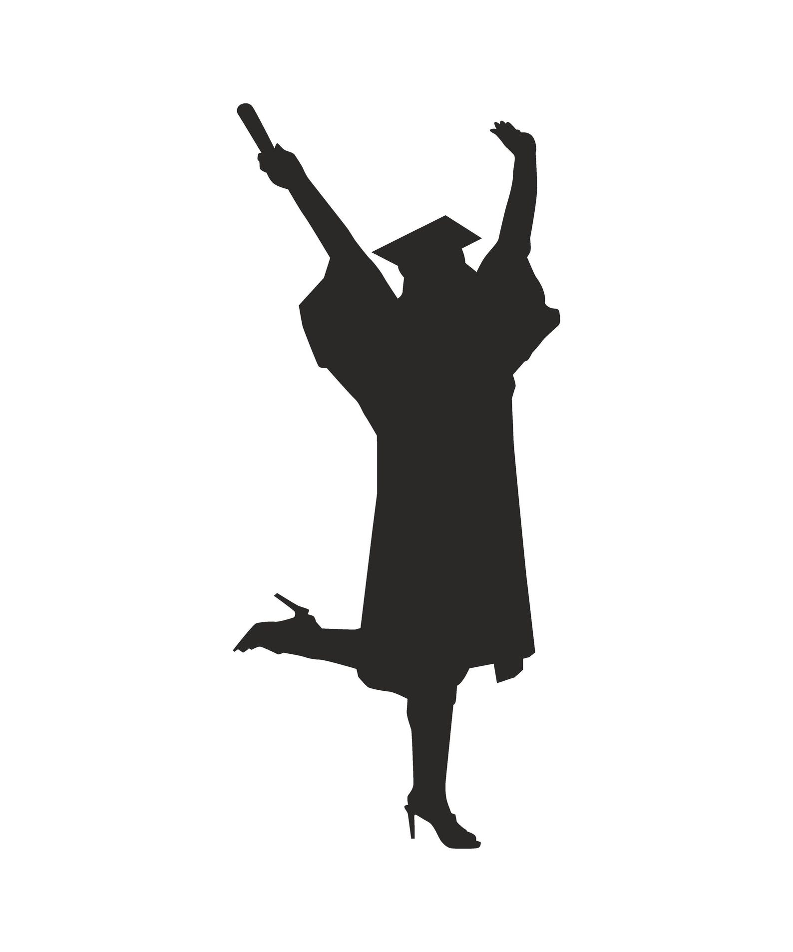 Graduation SVG, Graduate SVG, Graduation Silhouette, Student Svg ...