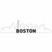Skyline Boston Svg, Boston PNG, Boston City Vector Svg, Boston Skyline ...