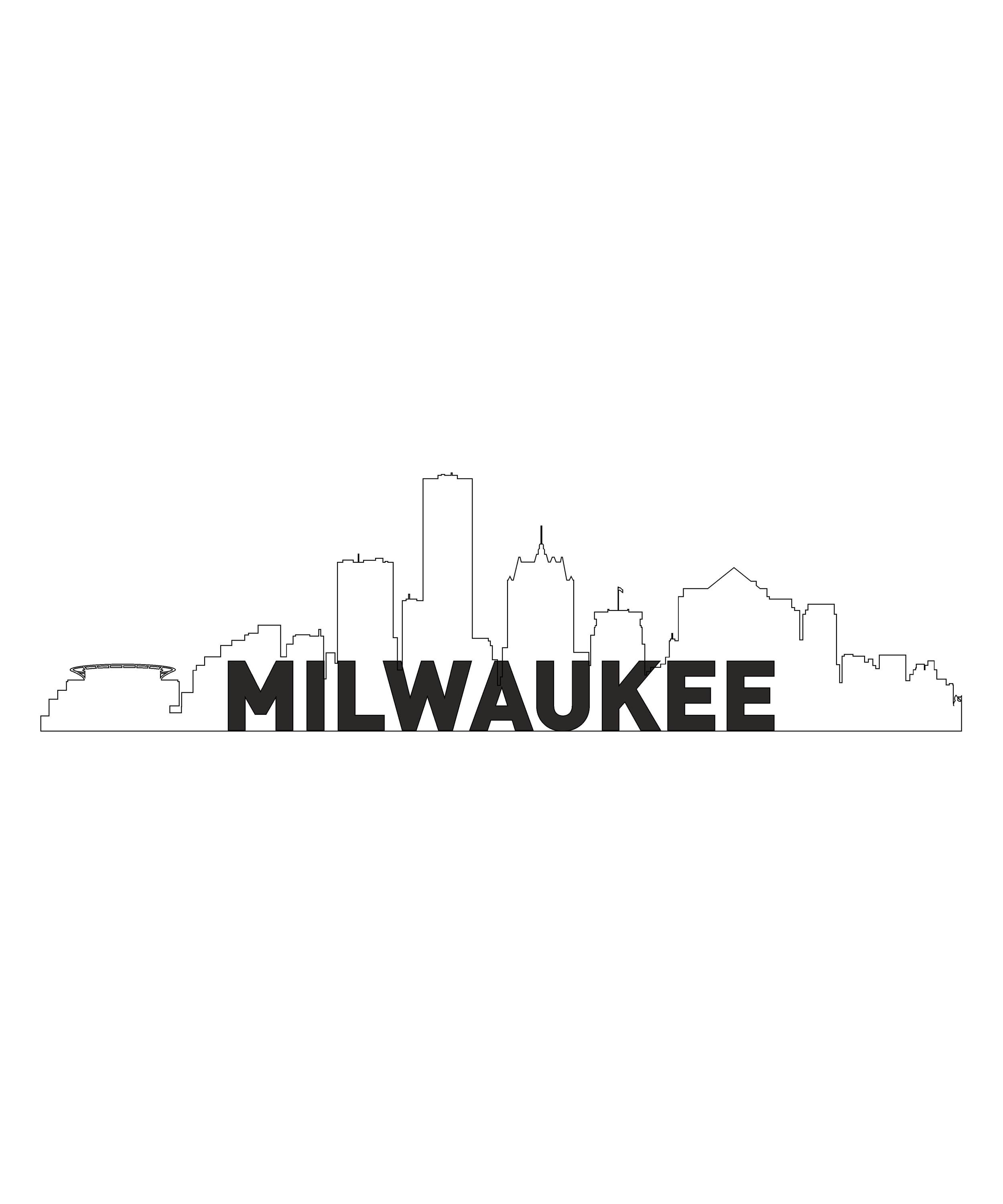 Milwaukee Skyline Svg, Milwaukee SVG, Milwaukee PNG, Milwaukee Vector ...
