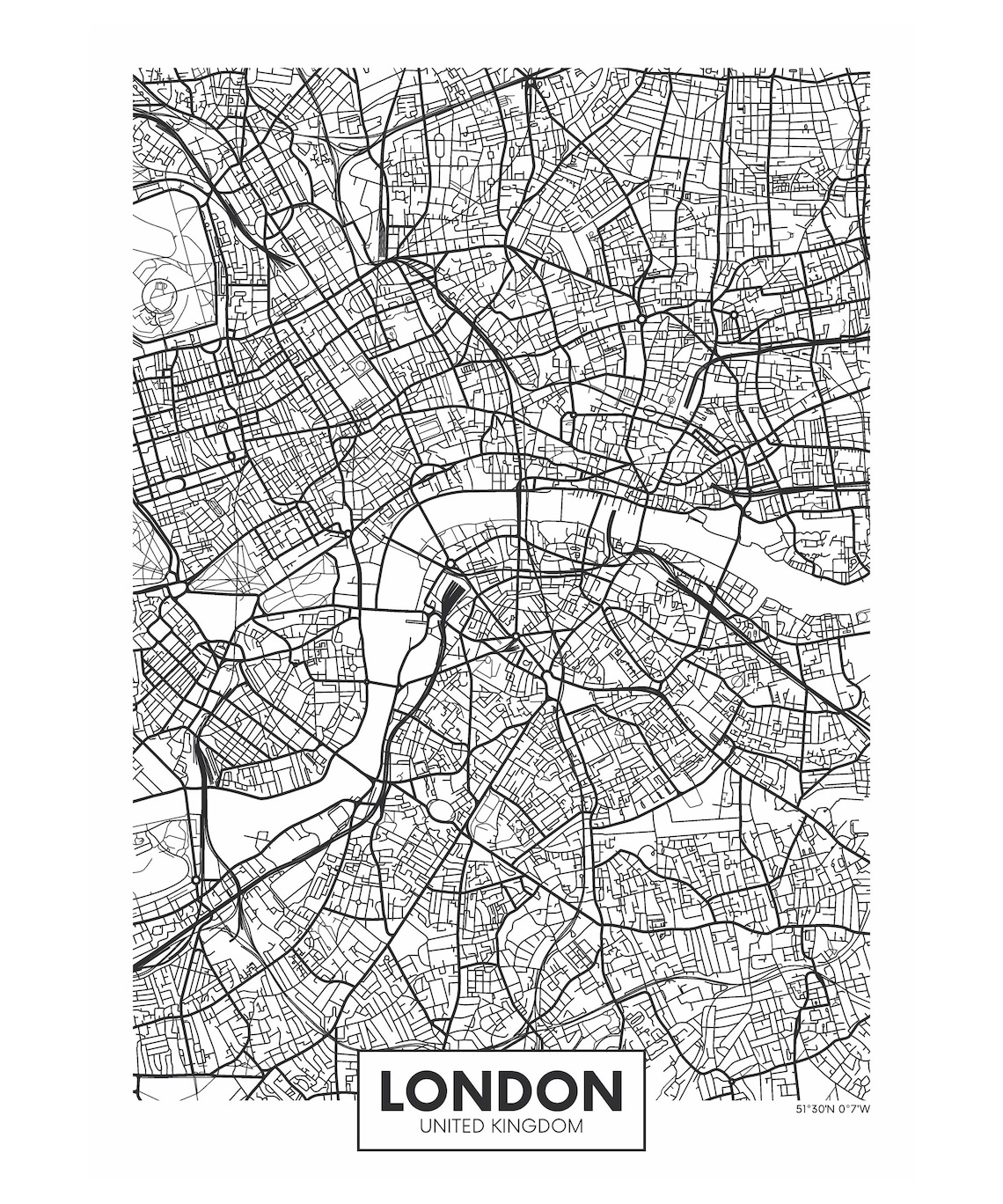 London Svg,png,cdr,ai,eps,dxf, London Map, London Art, Street Network ...