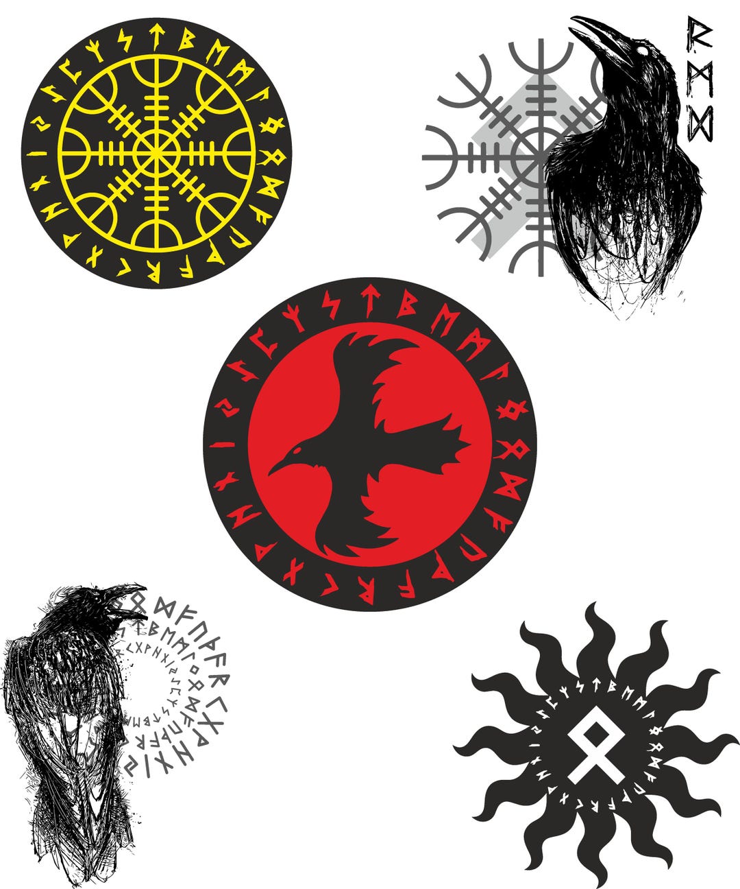 Viking SVG, Valhalla Svg, Viking Cut Files, Viking Symbols Svg, Rune ...