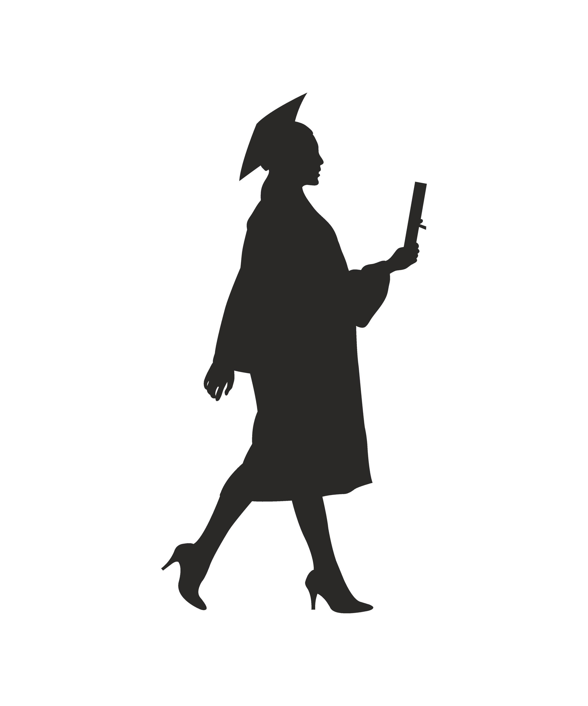 Graduation SVG, Graduate SVG, Graduation Silhouette, Student Svg ...