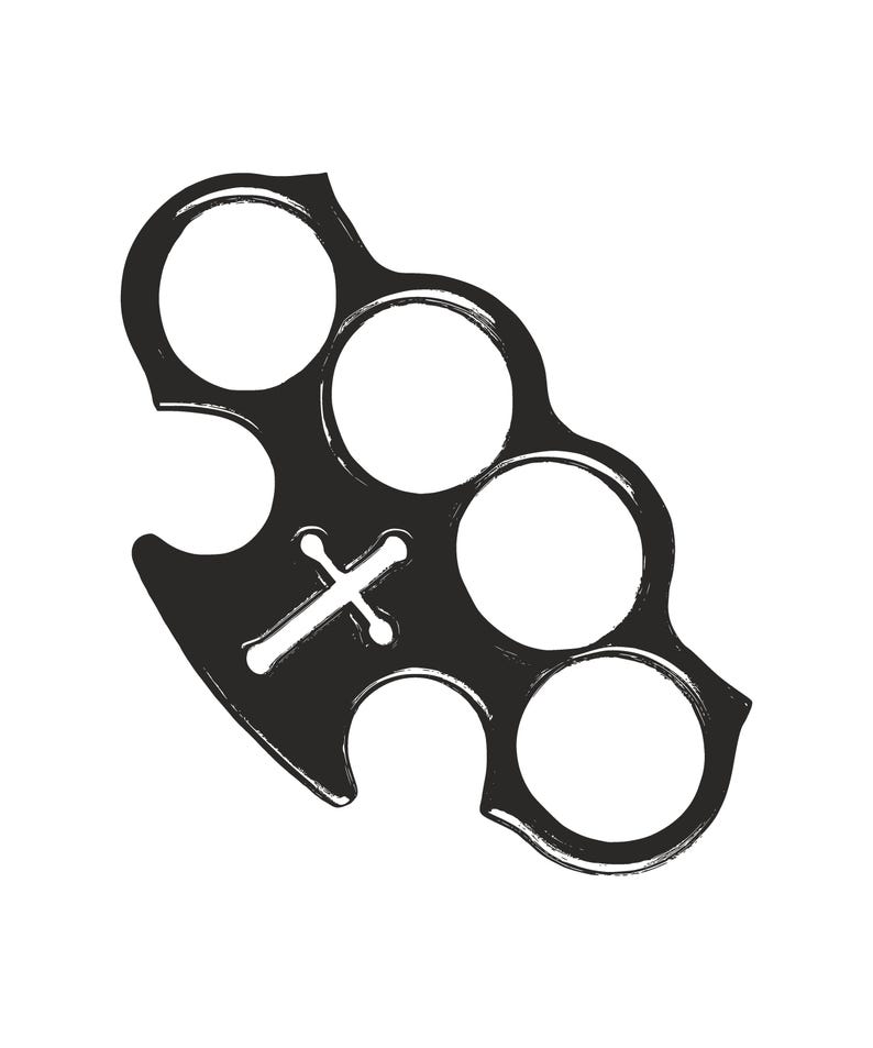 Brass Knuckles Svg, Fighting Svg, Defence Svg, Brass Knuckles Clipart ...