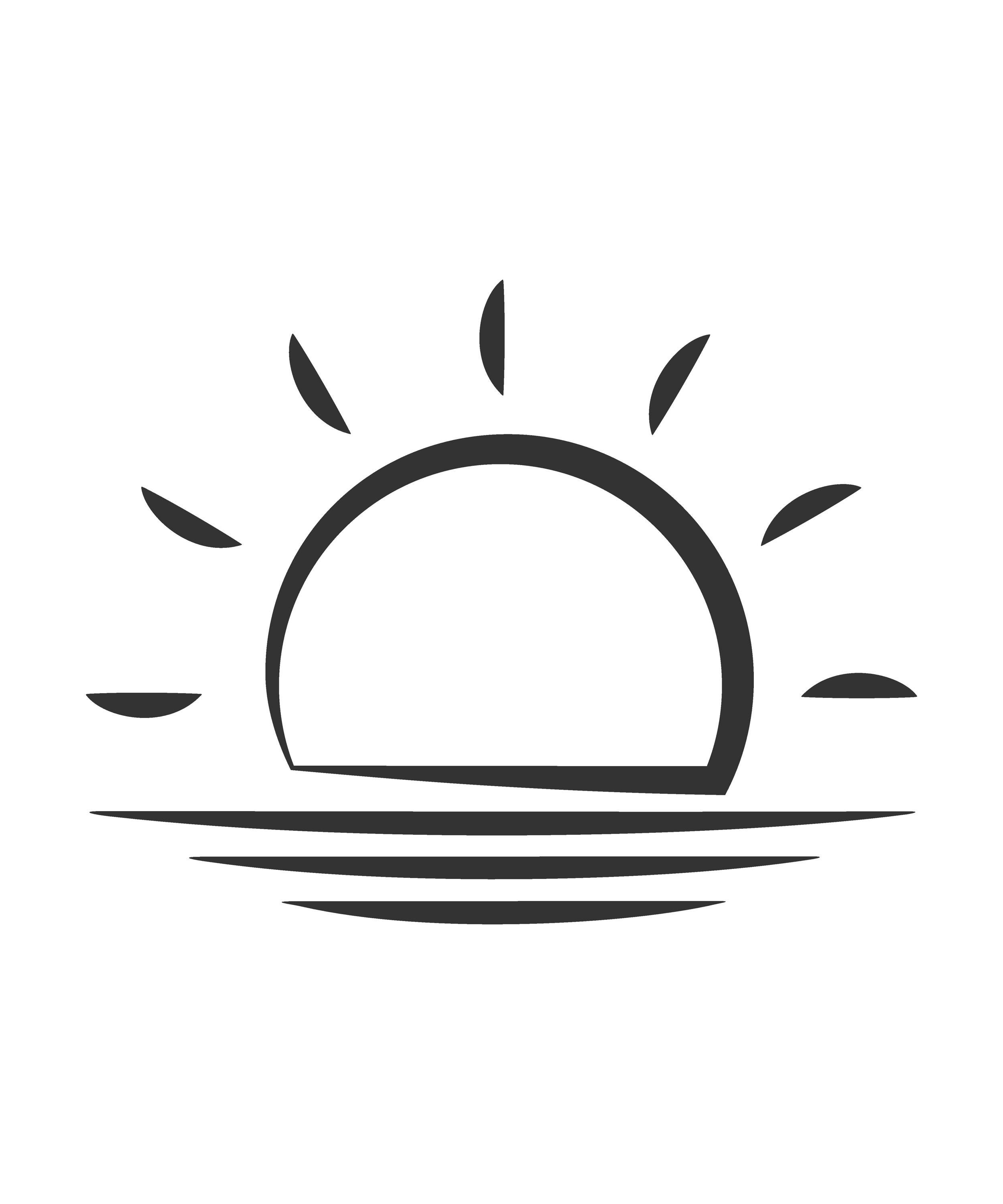 Sunrise SVG, Sunrise Cut File, Sunset SVG, Sun Vector, Sun Rise Svg ...