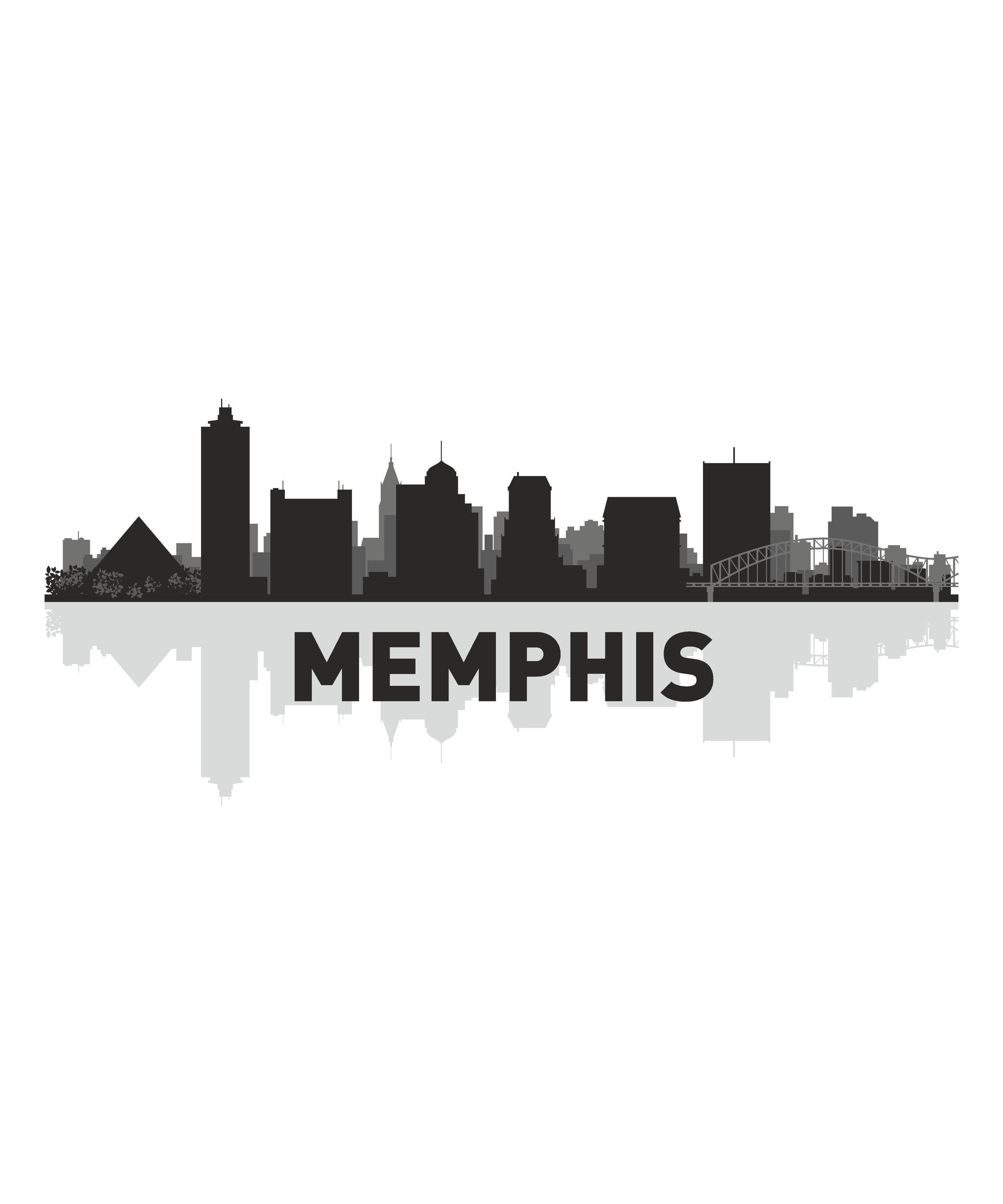 Memphis Skyline SVG, Memphis SVG, Memphis PNG, Memphis Vector, United ...