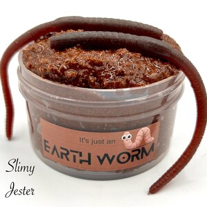 It’s Just an Earth Worm - Snow Fizz Slime - ASMR - Etsy
