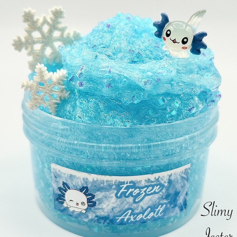 Axolotl Slime - Etsy
