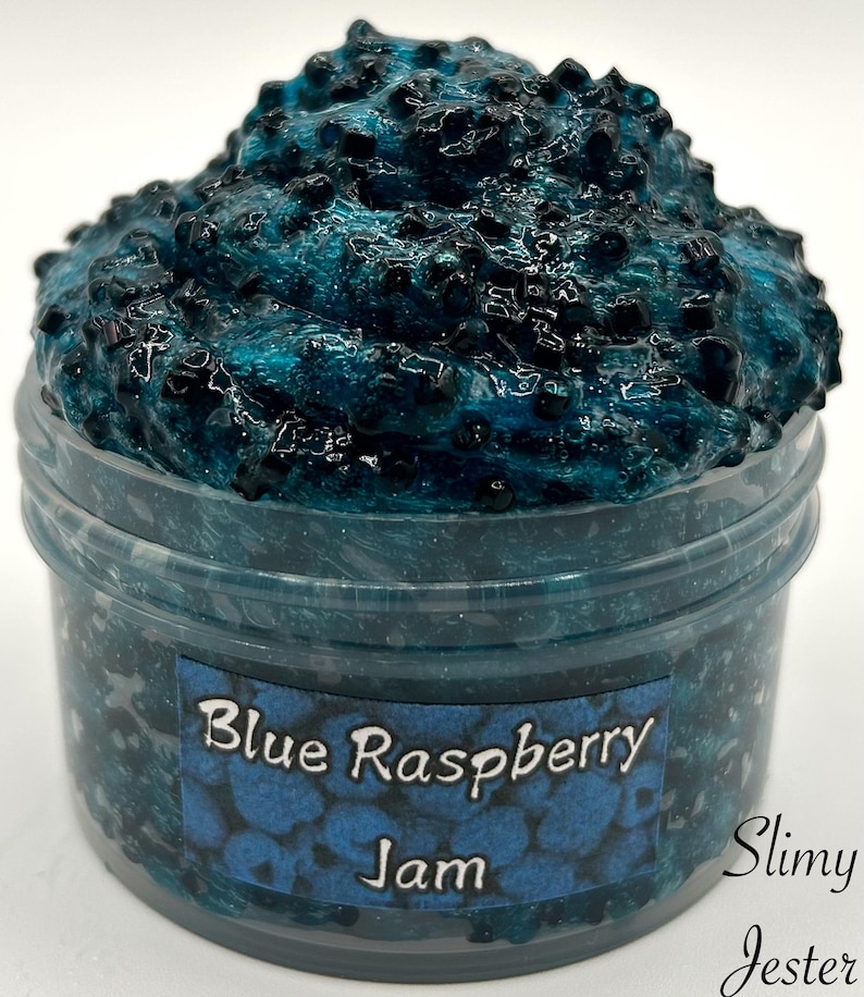 Blue Raspberry Jam - Bingsu Slime - ASMR - Etsy