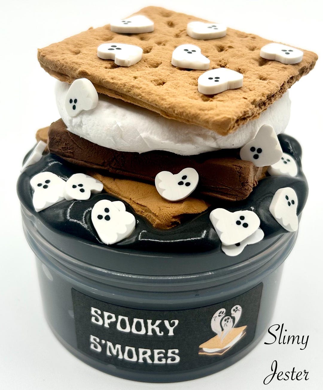 Spooky Smores Butter Slime ASMR DIY Clay - Etsy