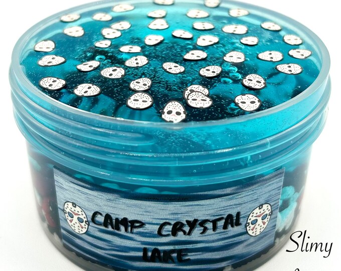 Camp Crystal Lake - Clear Slime - ASMR - Etsy