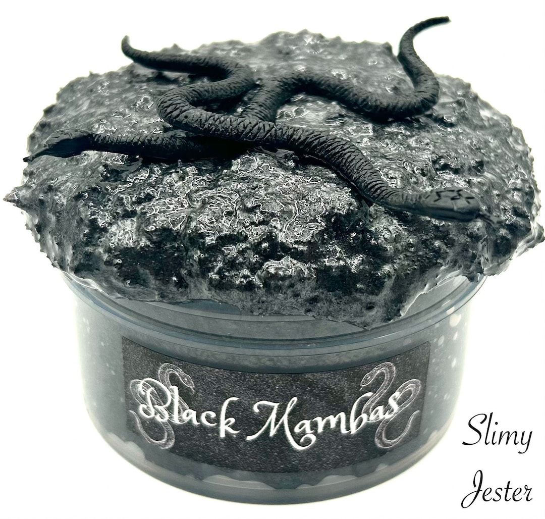 Black Mambas - Snow Fizz Slime - ASMR - Etsy