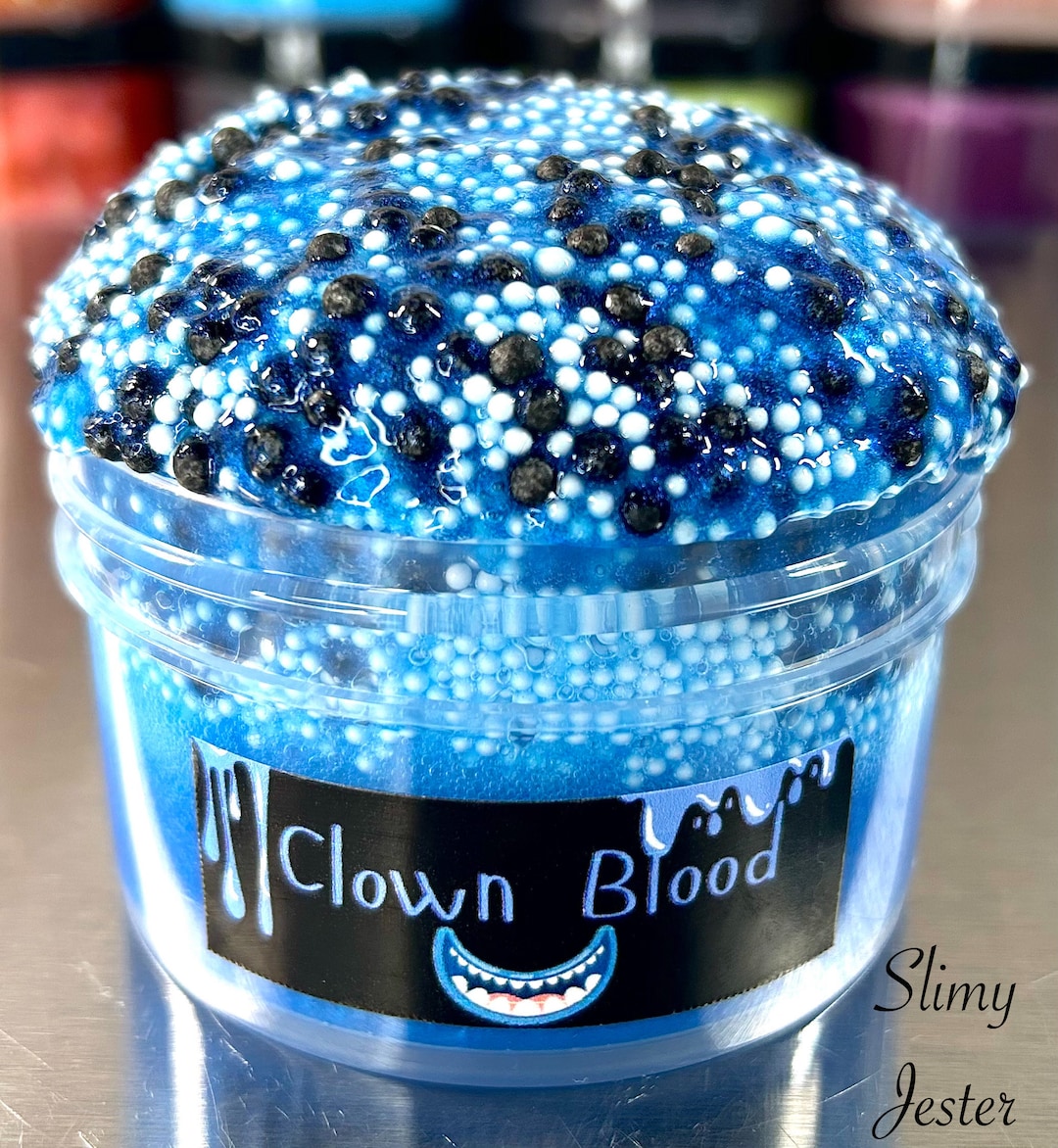 Clown Blood - Micro Floam Slime - ASMR - Etsy