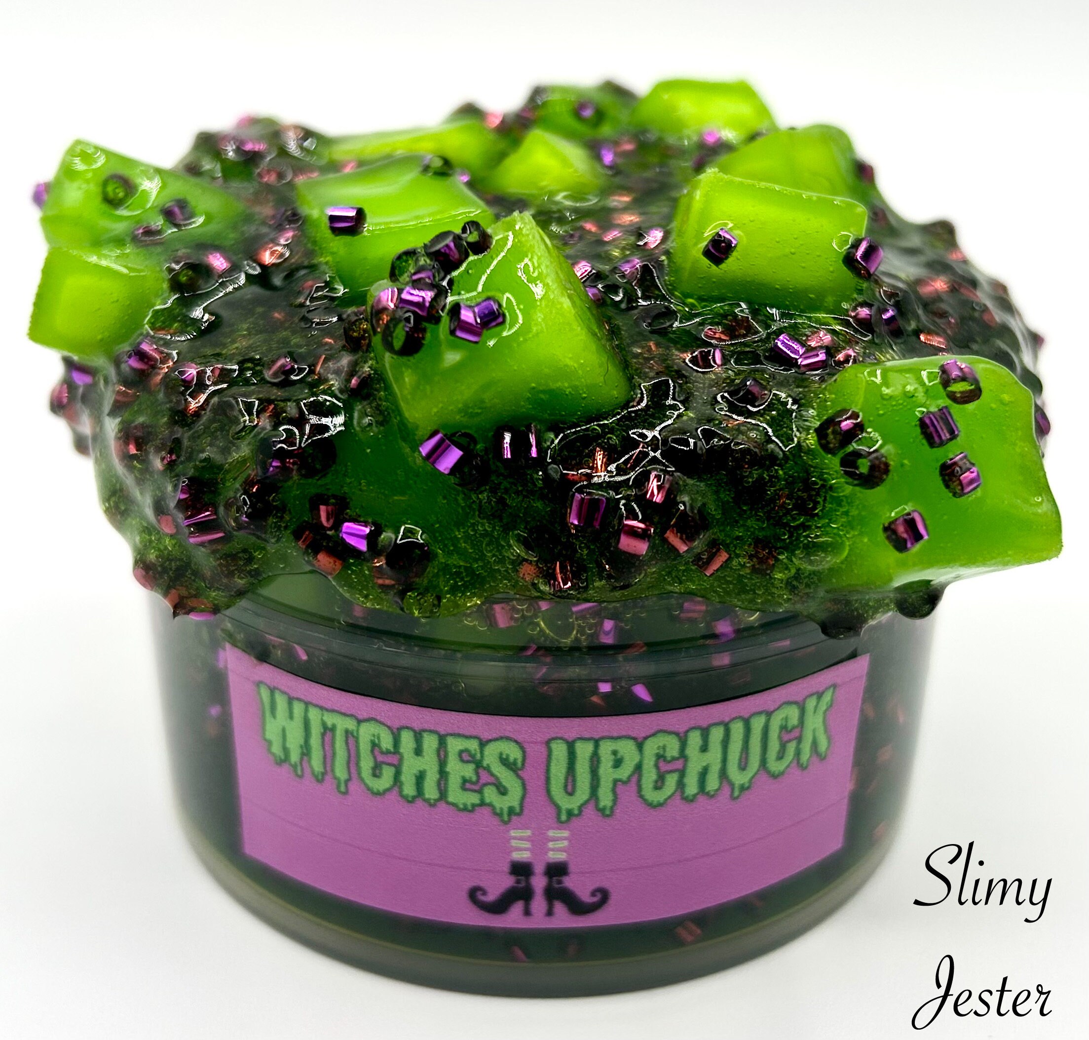 Witches Upchuck Bingsu Slime & Jelly Cube Slime ASMR - Etsy