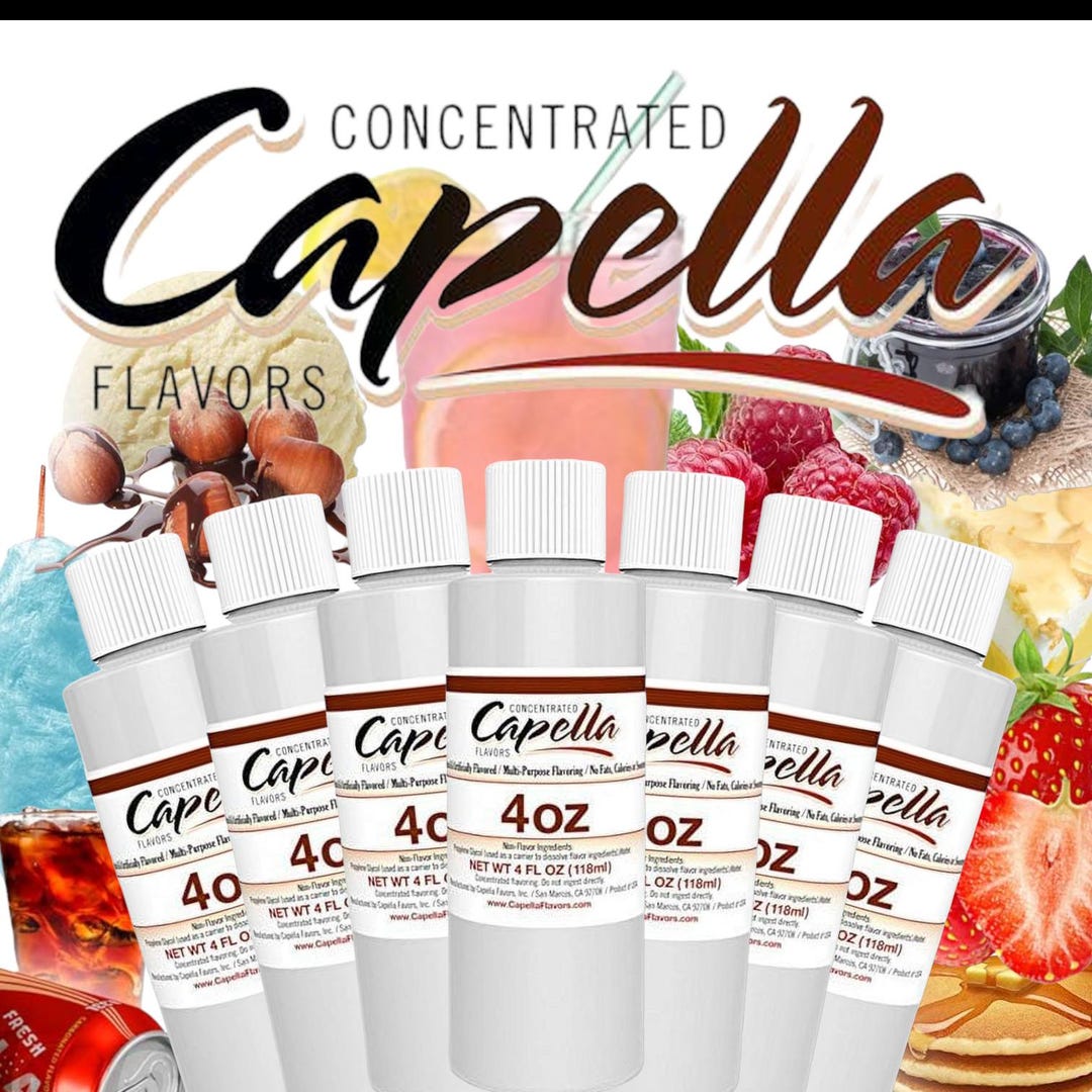 Capella Flavor Drops - 118ml / 4oz Bottle - Concentrates Concentrated ...