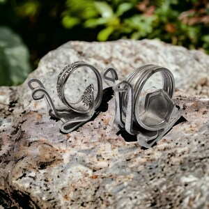 Fork Art Garden Snail Sculptures - Recycled Salvaged Metal Snail Art ...