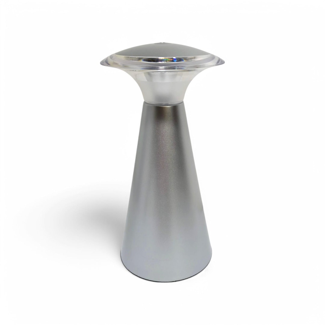 Uline Wireless Desk Touch-top LED Lamp H-3990SIL Silver 4.5x8.5 ...