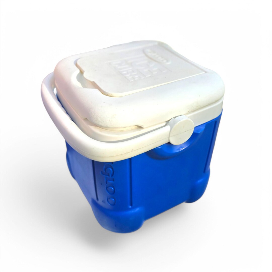 Igloo Ice Cube Cooler Blue 12 Quart 2007 Model W/ Freezer Lid – Holds ...