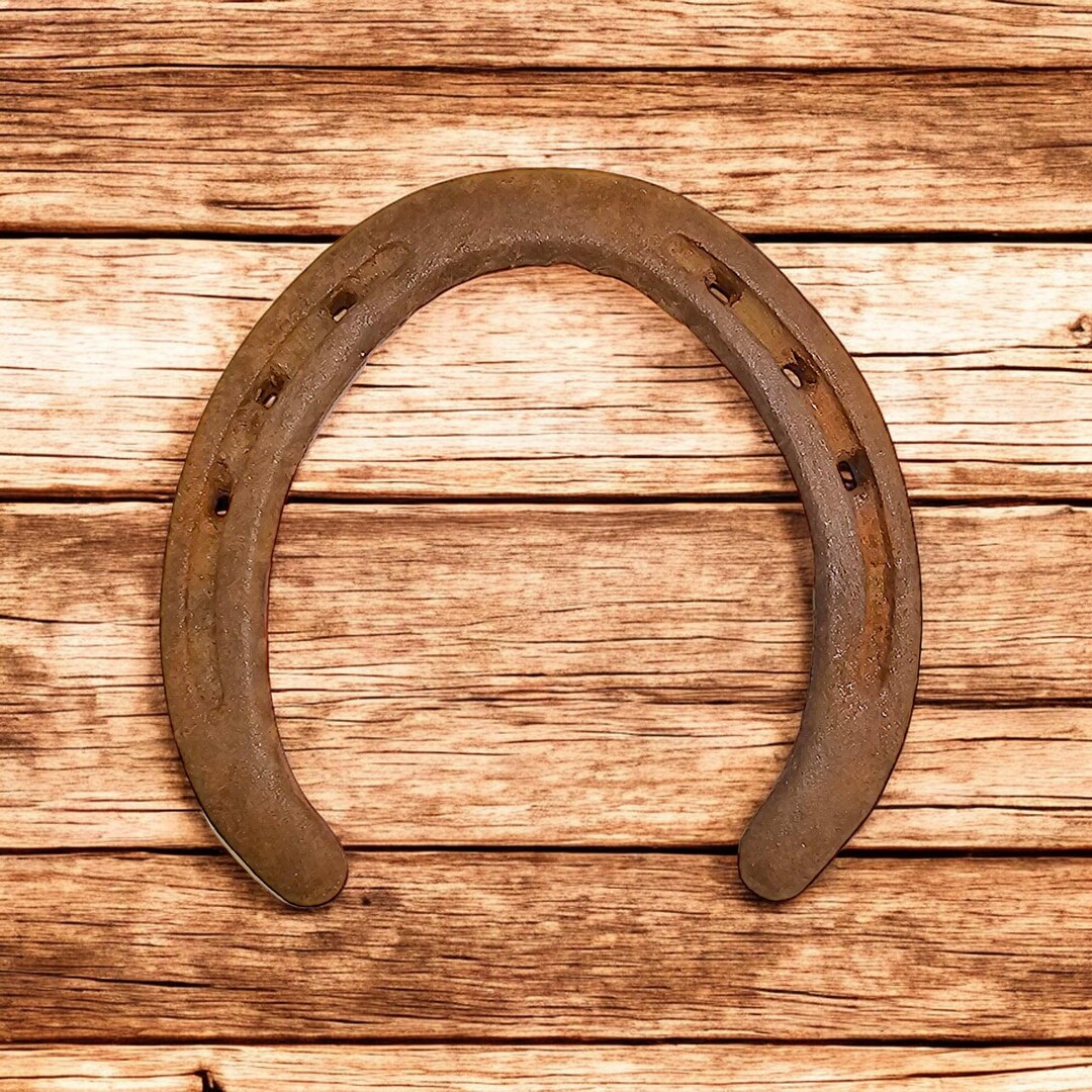 Qty1 - Vintage 1960s Rustic Diamond Hot Forged Horseshoes – Authentic ...