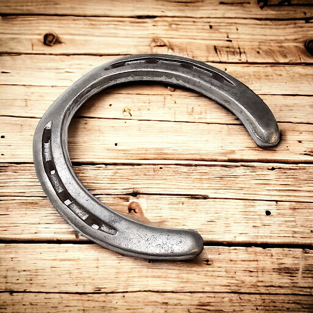 Qty1 Vintage REAL 1960s Rustic Horseshoes Authentic Wire Wheel Ground ...