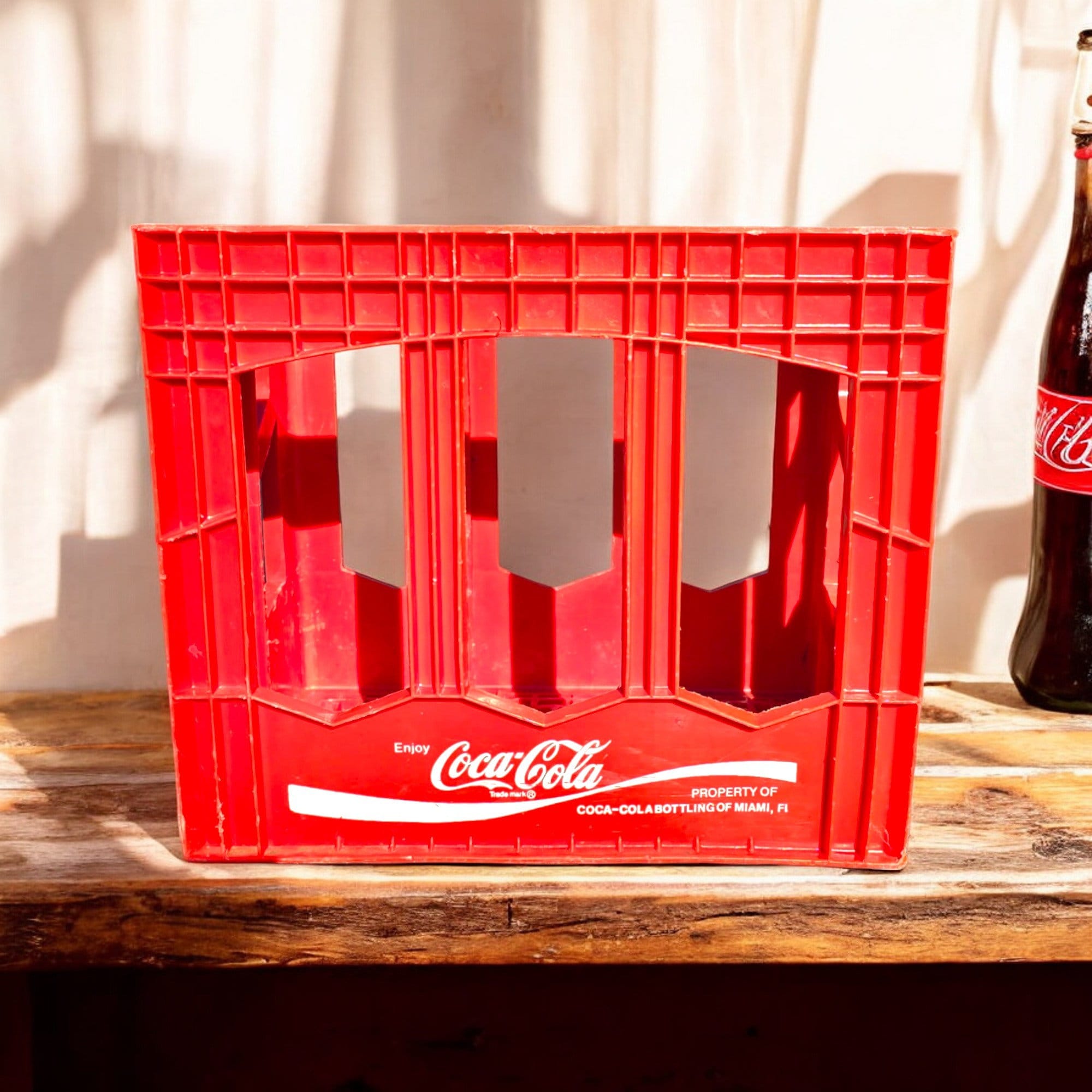 Vintage Coca-cola Plastic Crate Carrier for Six 2-liter Soda Bottles ...
