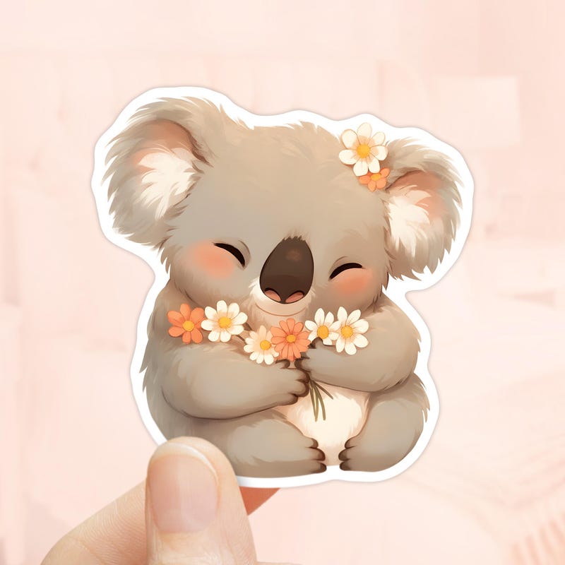 Koala Vinyl Decal - Etsy
