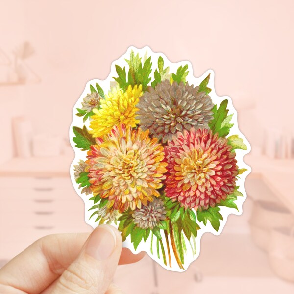 Chrysanthemum Decals - Etsy