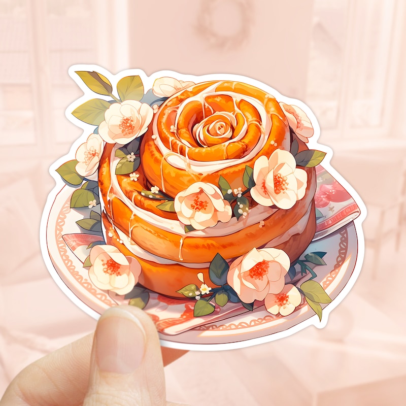 Cinnamon Roll Stickers - Etsy