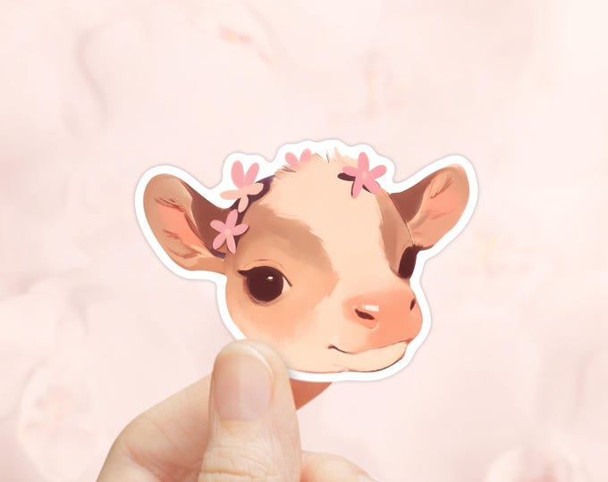 10 Pack Cow Mini Sticker Flakes / Tiny Cow Stickers to Fill Gaps on ...