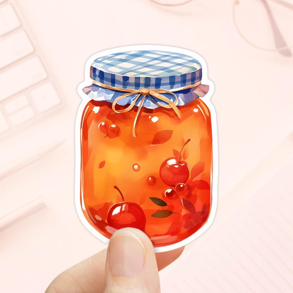 Fruit Jam Stickers - Etsy