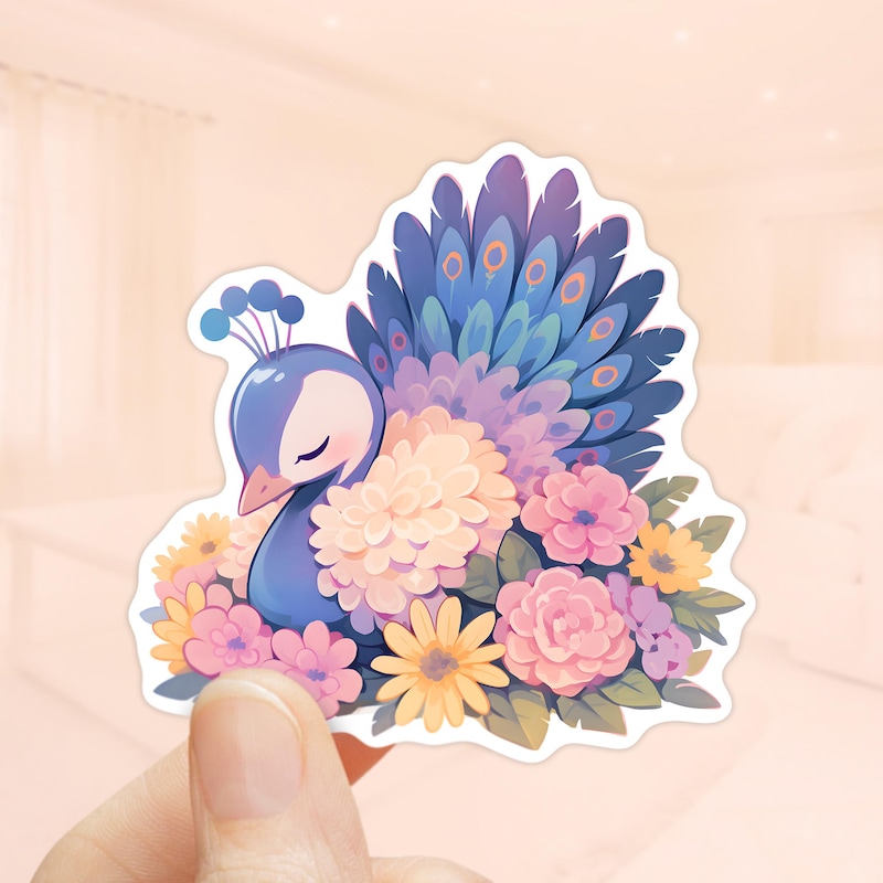 Peacock Stickers - Etsy