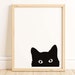 Cat Printable Cats Wall Art Cat Silhouette Animal Print - Etsy