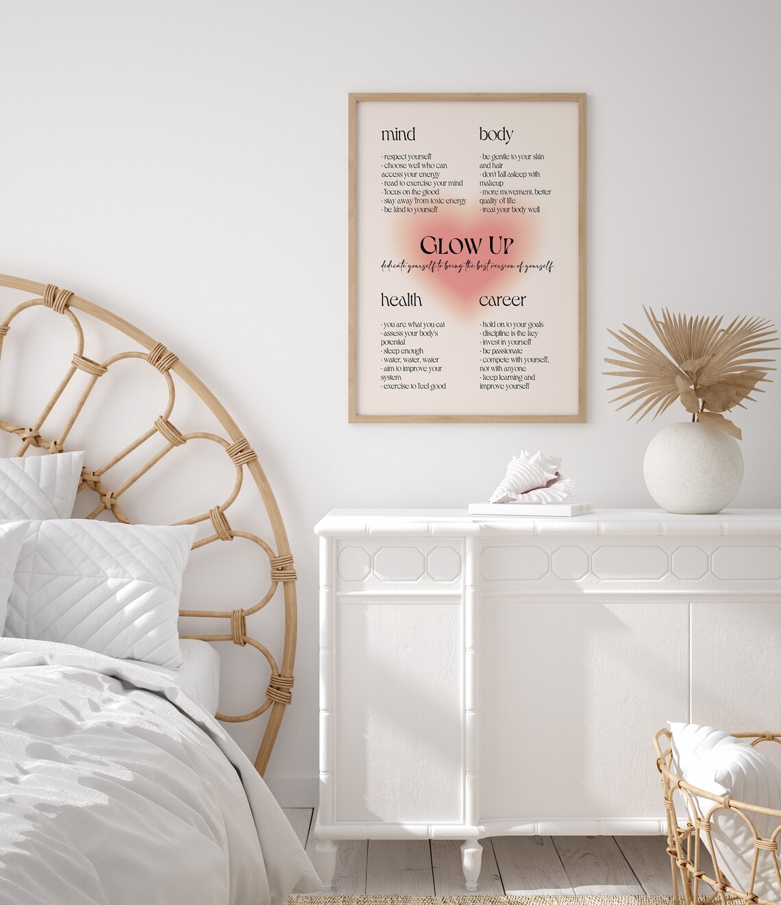 Glow up Affirmations Printable, Self Love Affirmations, Manifest Print ...