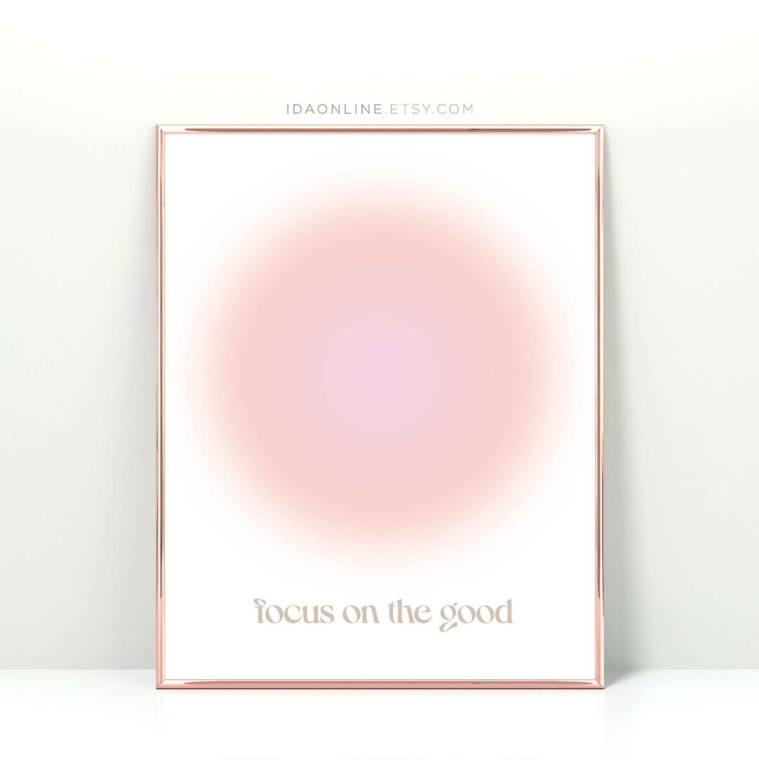 Manifest Printable Quote Poster Gradient Print Aura Poster Spiritual ...