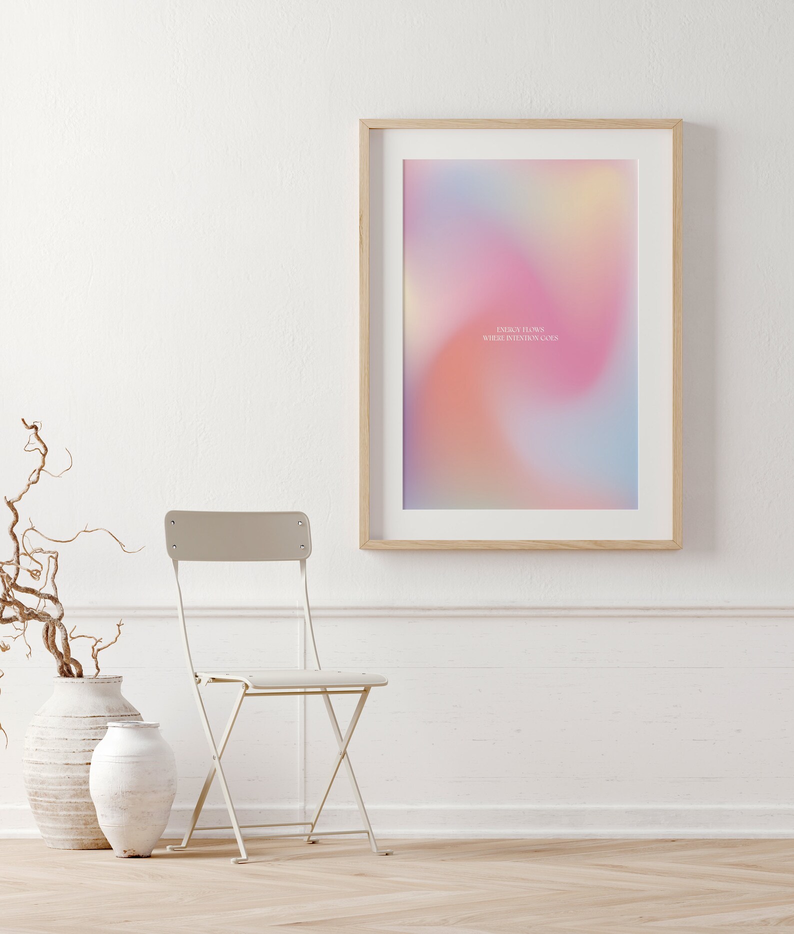 Manifest Printable Quote Poster Gradient Print Aura Poster Spiritual ...