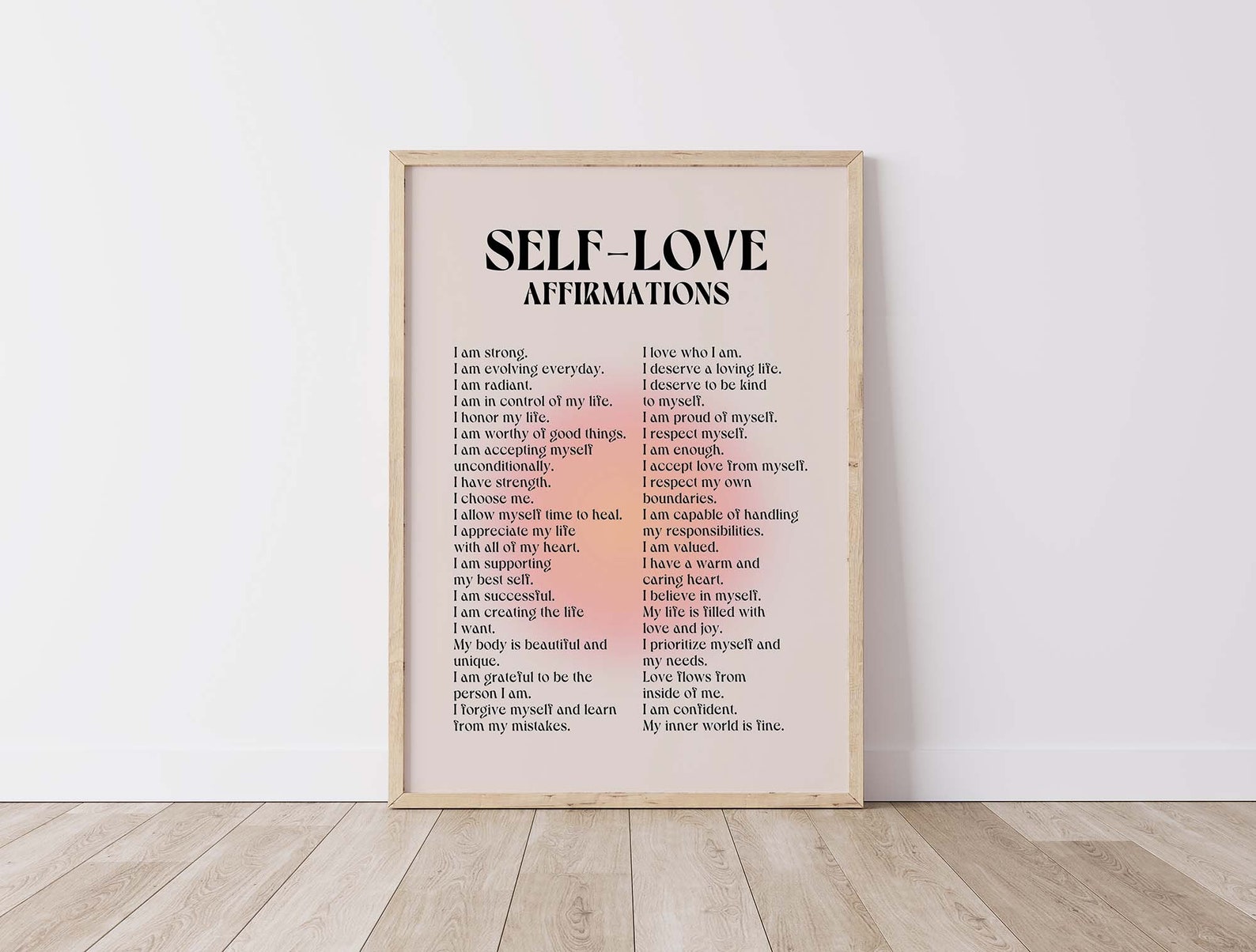 Daily Affirmations Printable, Self Love Affirmations, Manifest Print ...