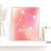LIBRA Star Sign Printable, Zodiac Poster Libra Zodiac Print Zodiac ...