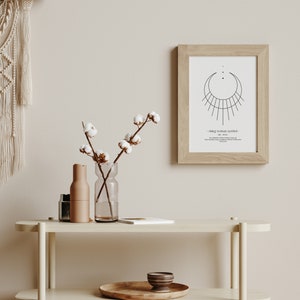Rising Woman Symbol Divine Feminine Printable Wall Art, Spiritual Wall ...