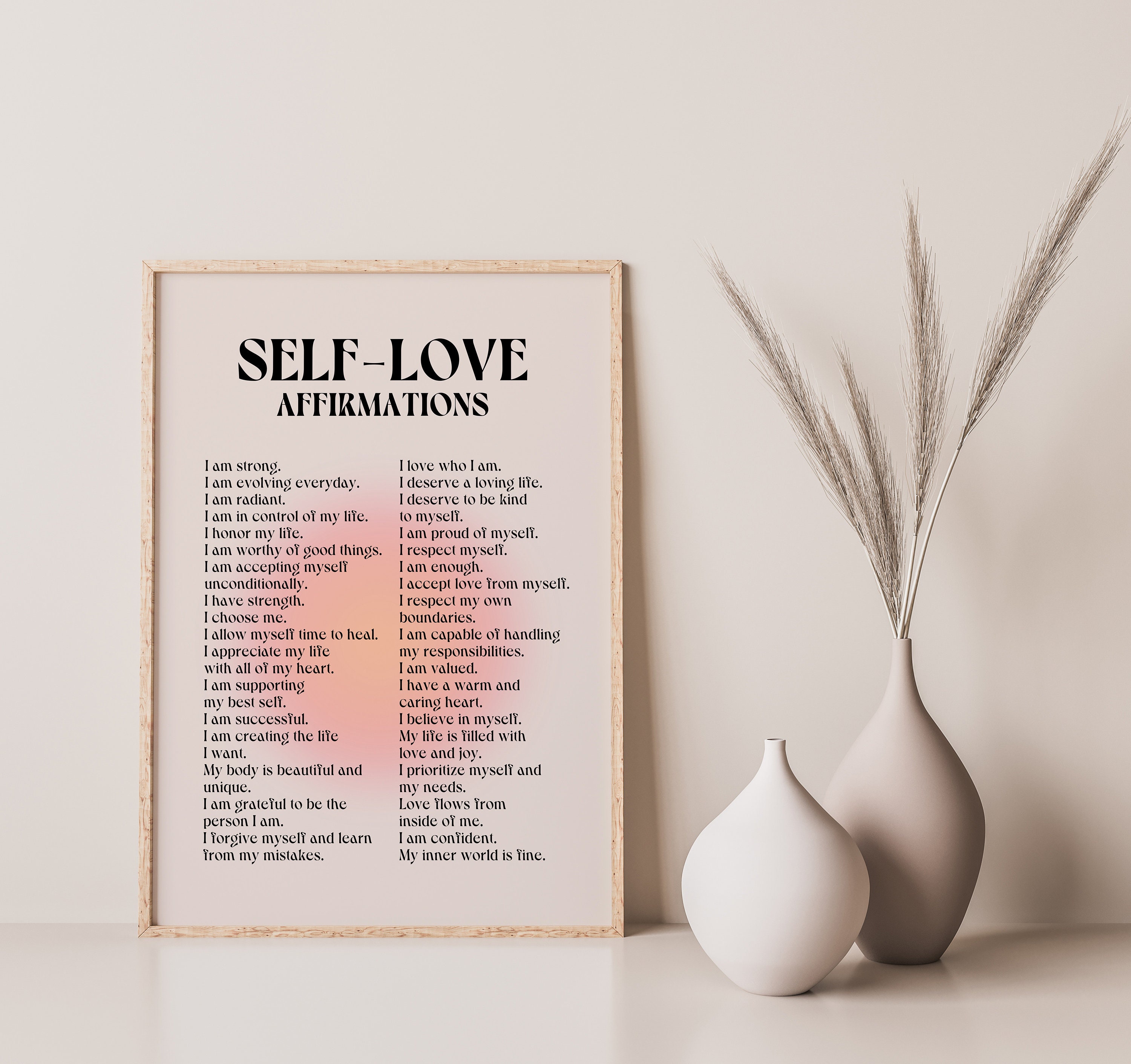 Daily Affirmations Printable, Self Love Affirmations, Manifest Print ...