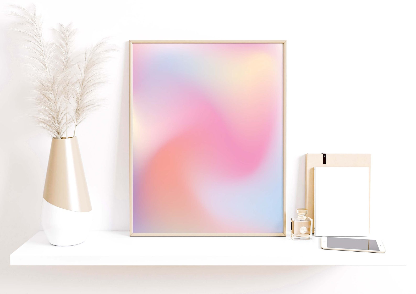 Manifest Printable Quote Poster Gradient Print Aura Poster Spiritual ...