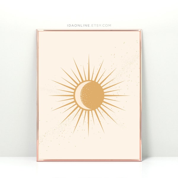 Sun Poster - Etsy