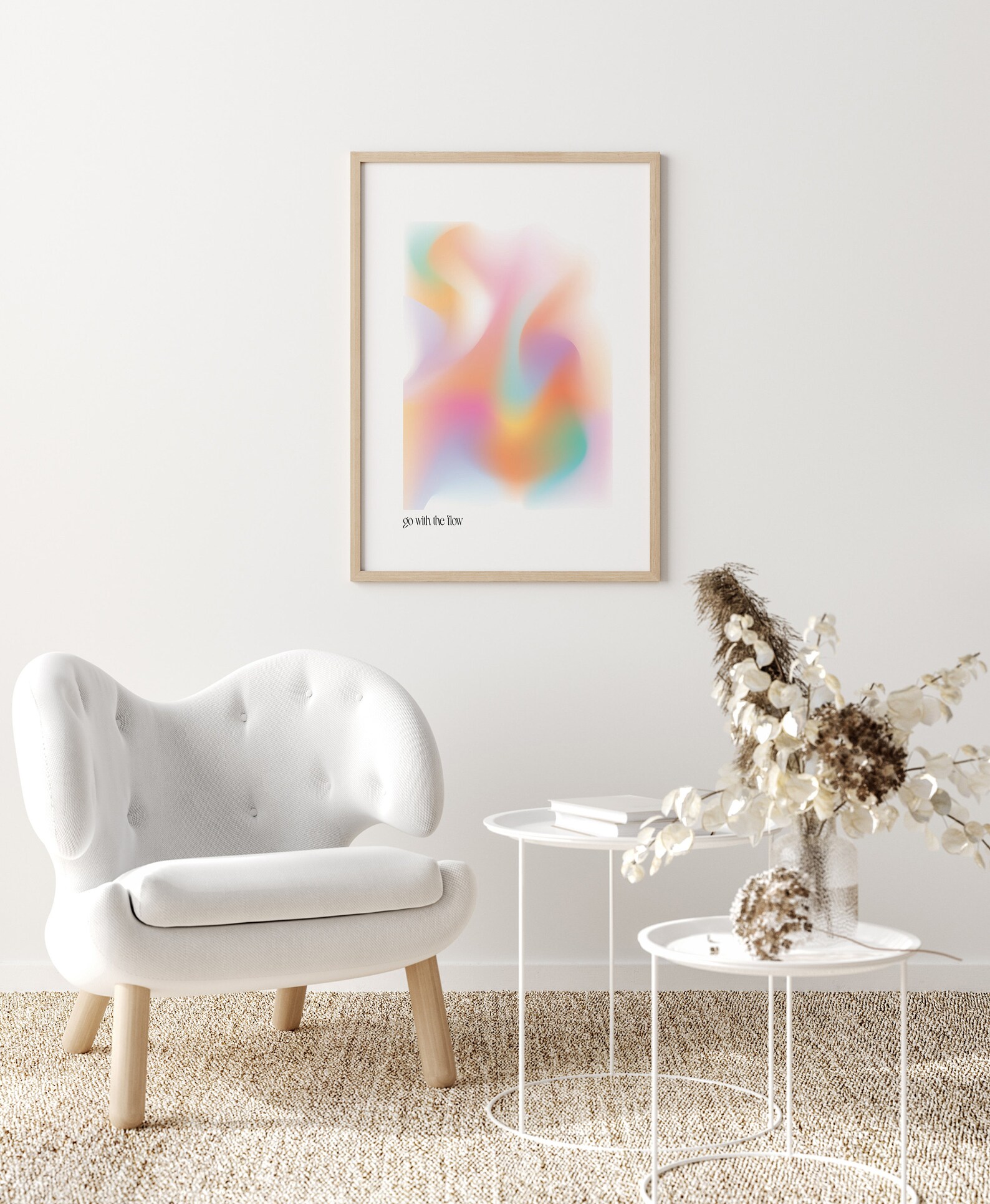 Manifest Printable Quote Poster Gradient Print Aura Poster - Etsy