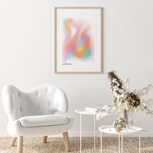 Manifest Printable Quote Poster Gradient Print Aura Poster Spiritual ...