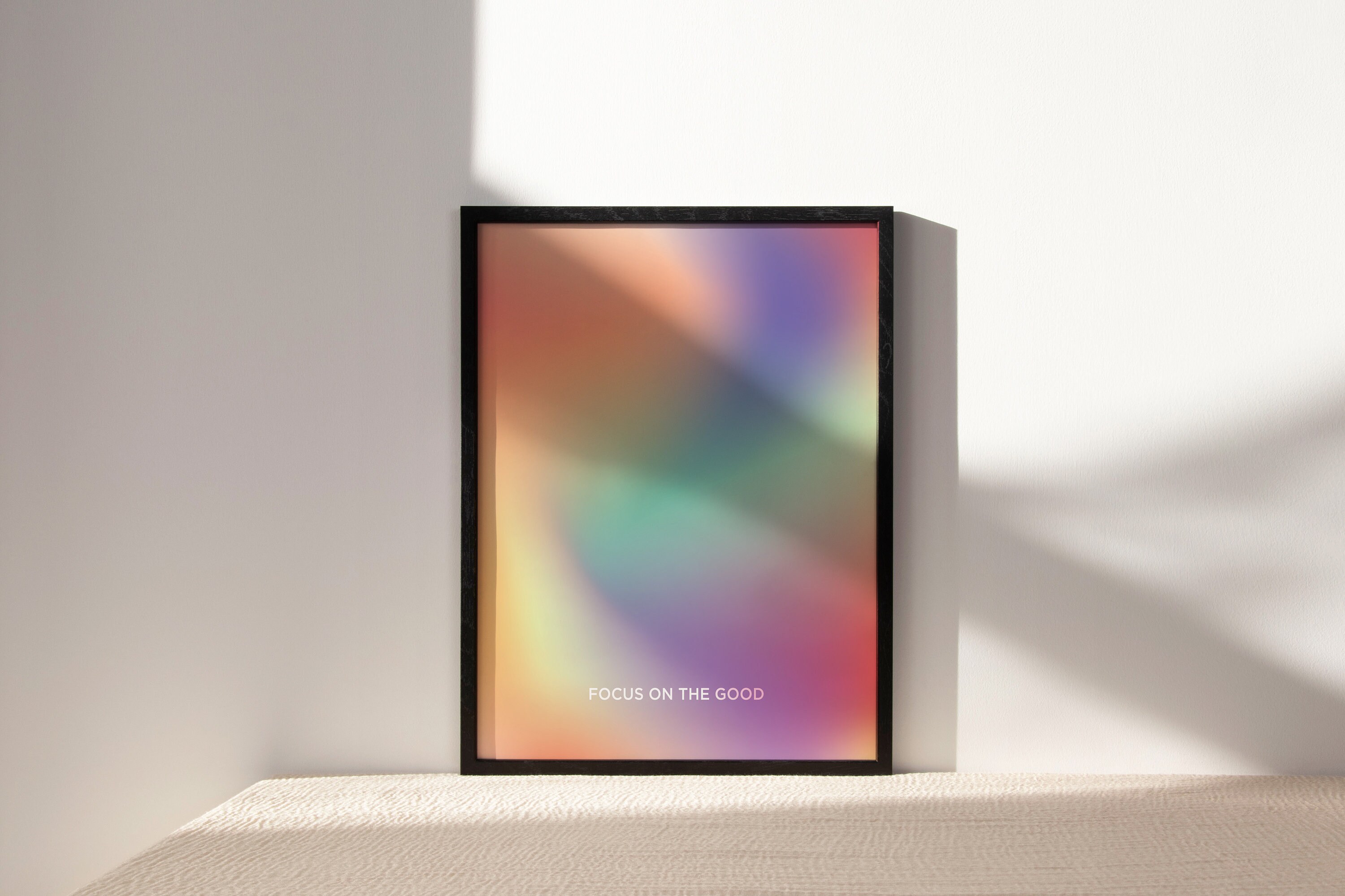 Manifest Printable Quote Poster Gradient Print Aura Poster Spiritual ...